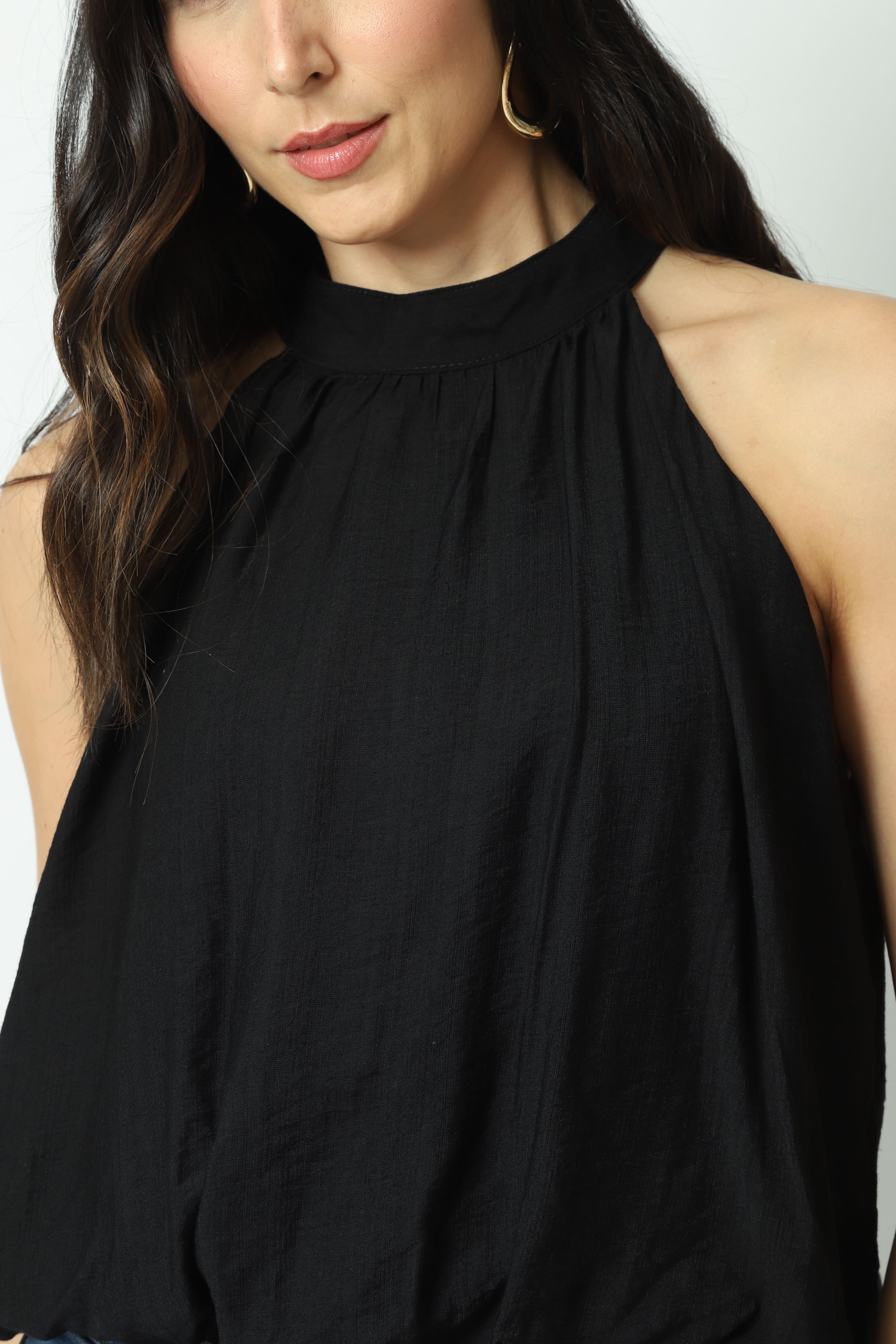 Blusa Balonê Preto - Gazzy